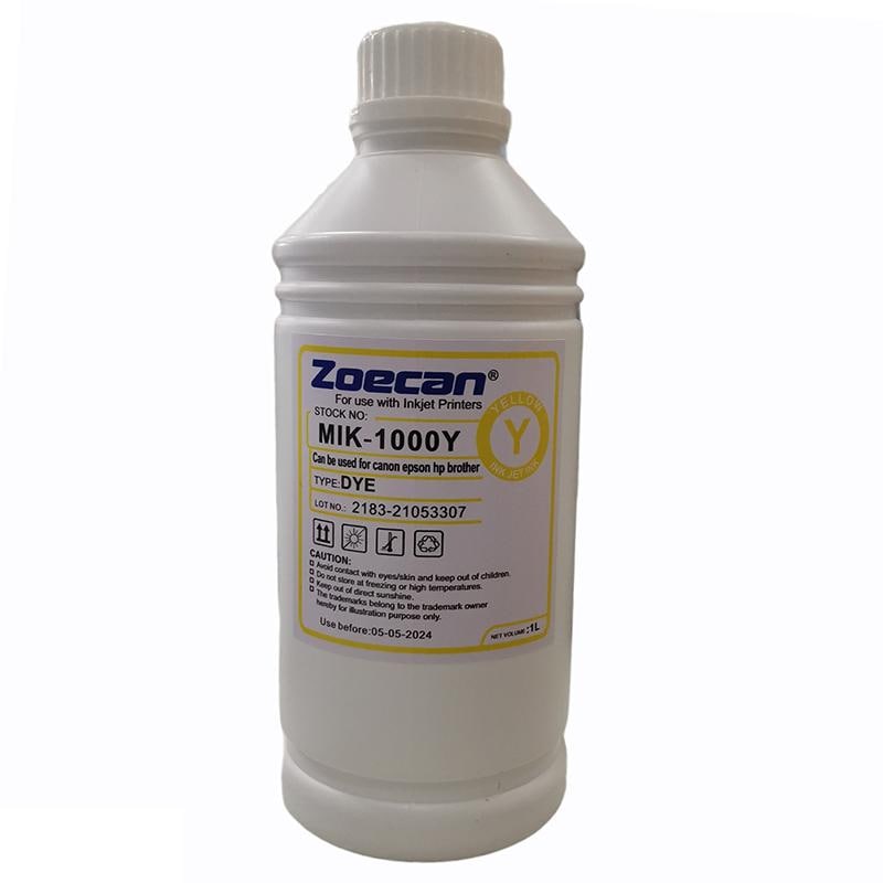 Zoecan MIK-1000Y Tinta Universal 1000ml - Amarillo | Sagatronix